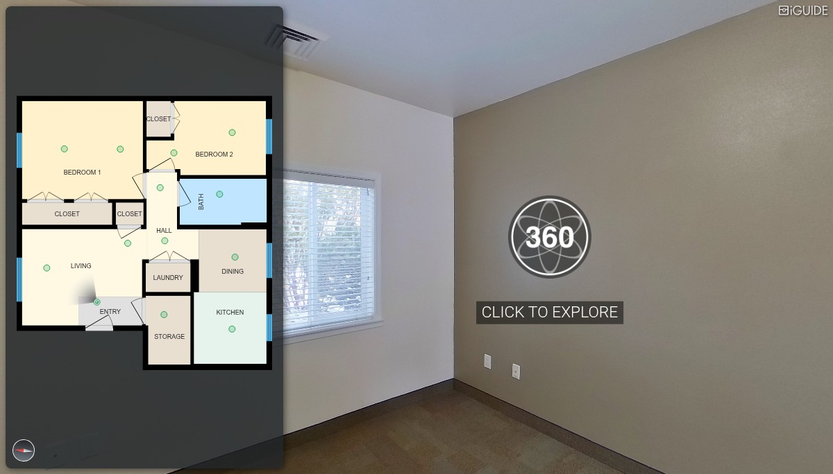 iGUIDE 3D Tour for University Village 2-Bedroom Flat