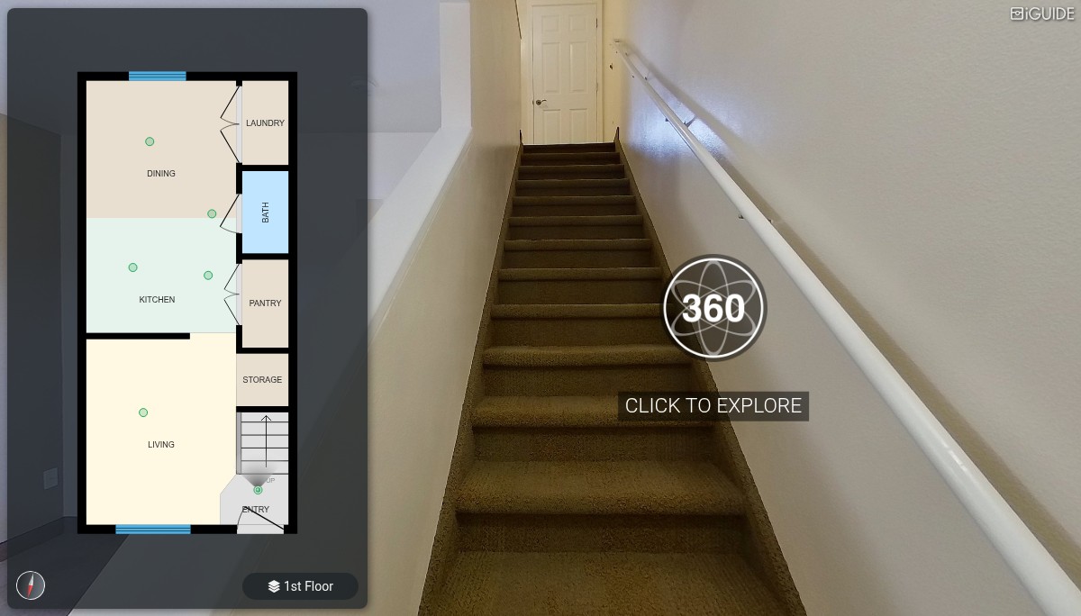 iGUIDE 3D Tour for University Village Inside Townhouse
