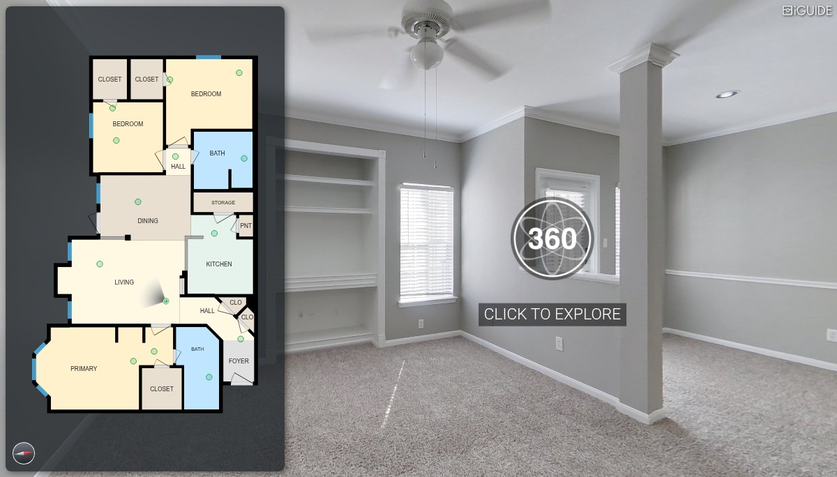 iGUIDE 3D Tour for Enclave at Copperfield - 3 BDR, 2 BATH