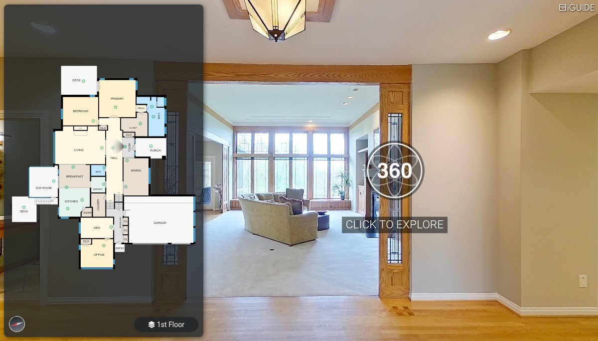 iGUIDE 3D Tour for 1052 Westview Way, Ann Arbor, MI