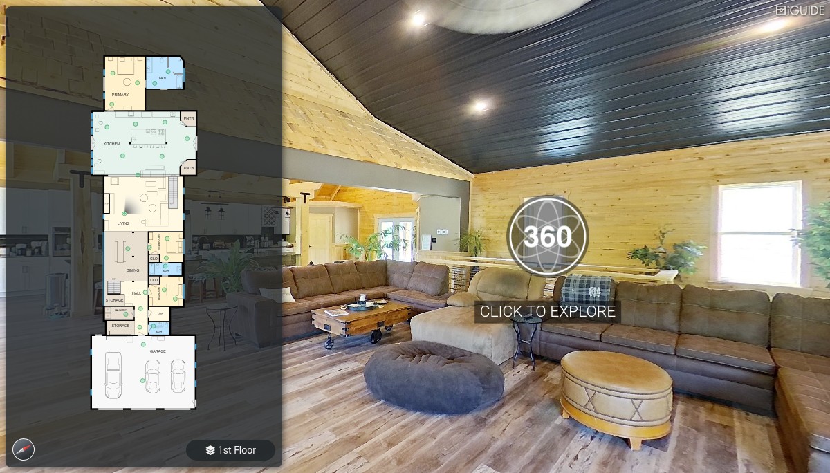 iGUIDE 3D Tour for 1060 Wattersonville Rd, Cowansville, PA