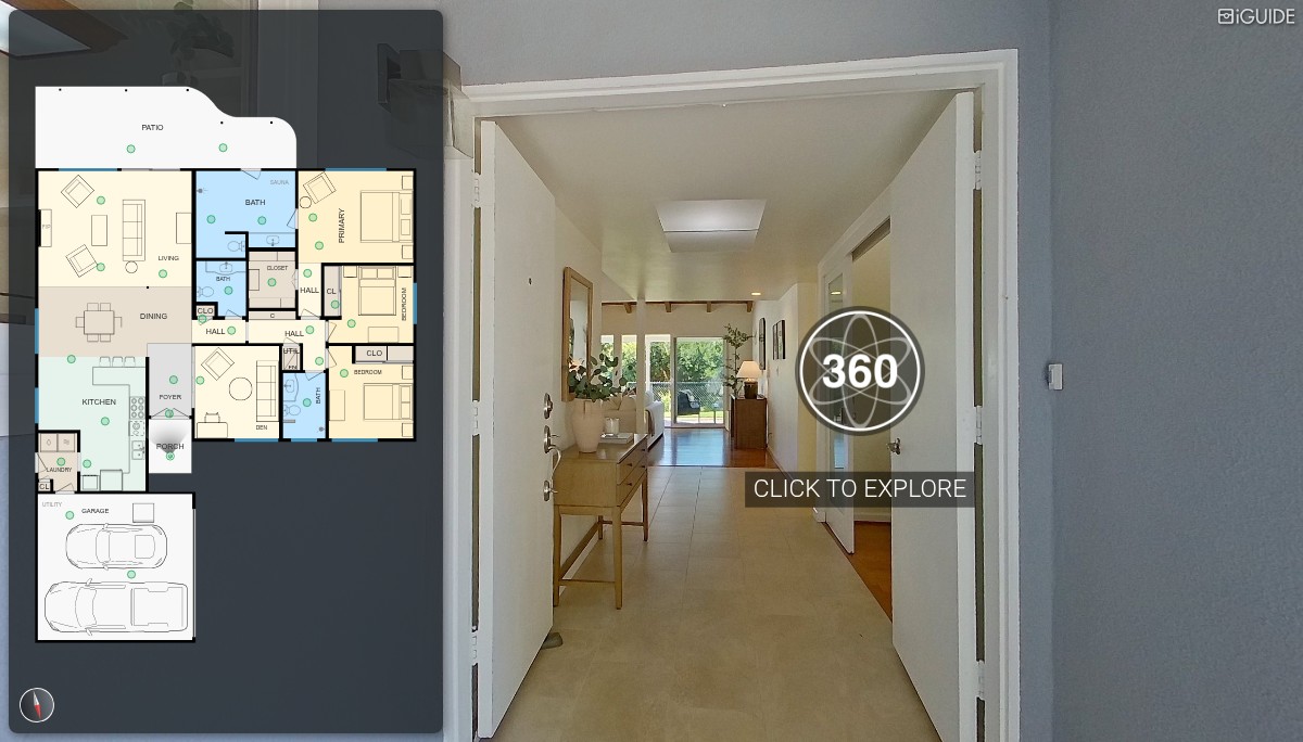 iGUIDE 3D Tour for 1111 Crestline Dr, Santa Barbara, CA