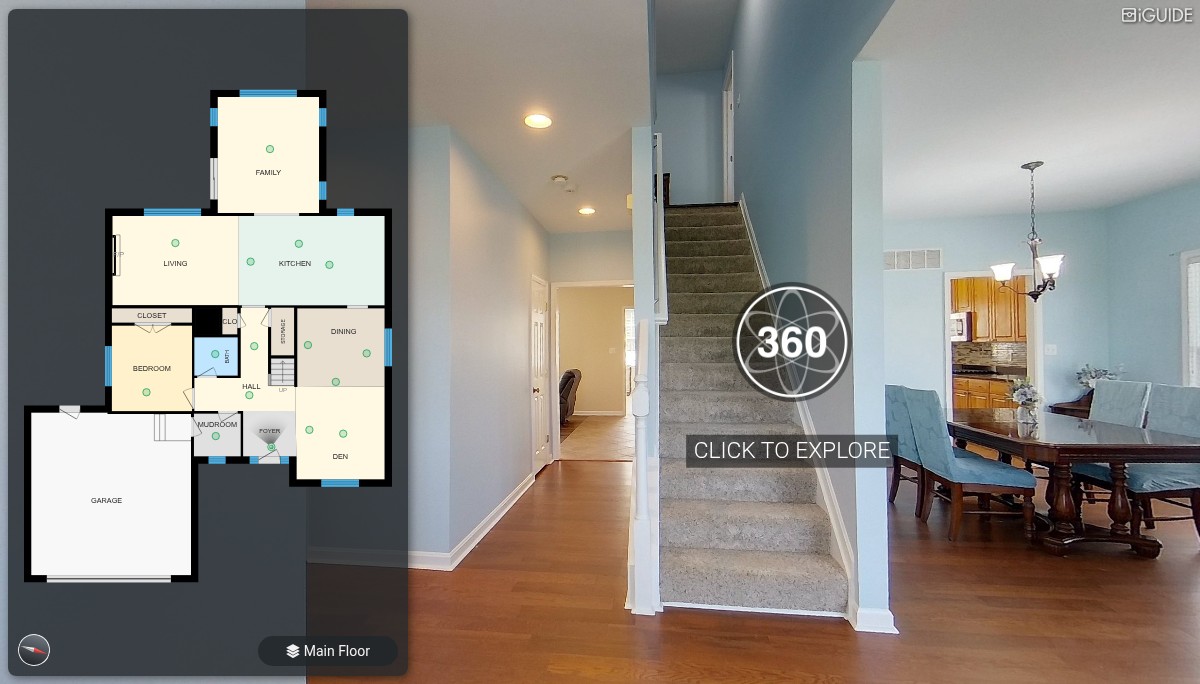 iGUIDE 3D Tour for 1121 Old Love Point Rd, Stevensville, MD