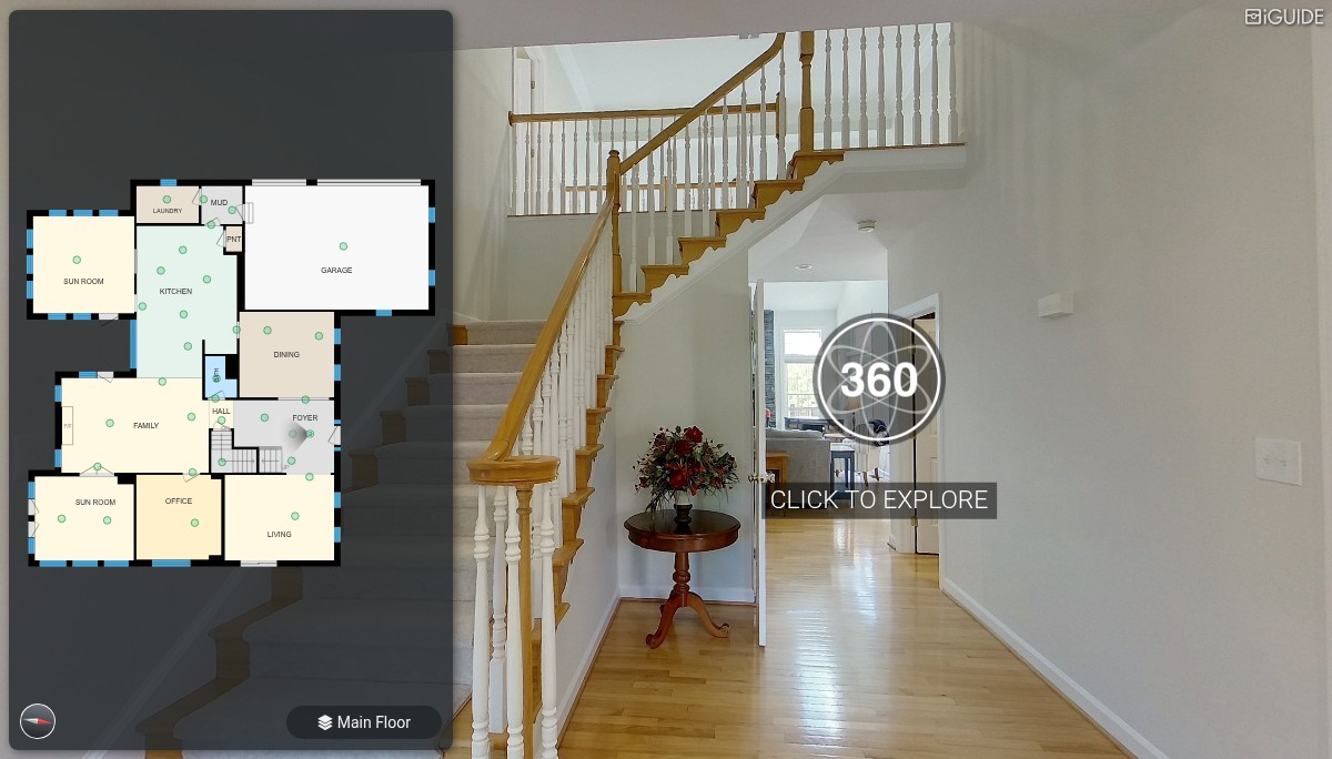 iGUIDE 3D Tour for 11524 Stardust Ln, Ellicott City, MD