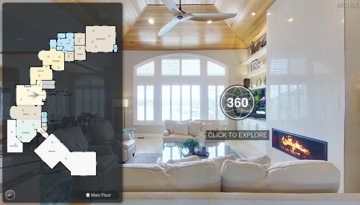 iGUIDE 3D Tour for 1208 Brookhaven Ln, Sunrise Beach, MO