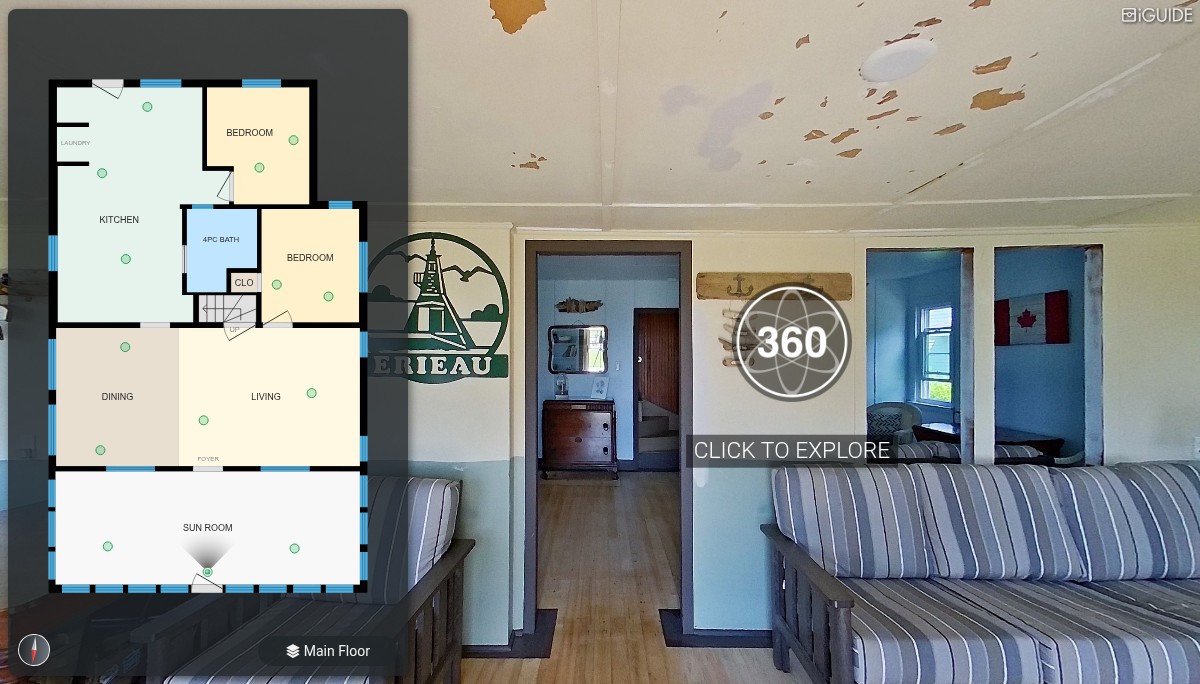iGUIDE 3D Tour for 120 Ross Lane, Erieau, ON