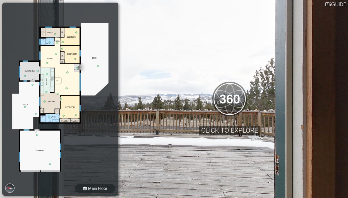 iGUIDE 3D Tour for 12312 SE Jack Rabbit Trail, Prineville, OR