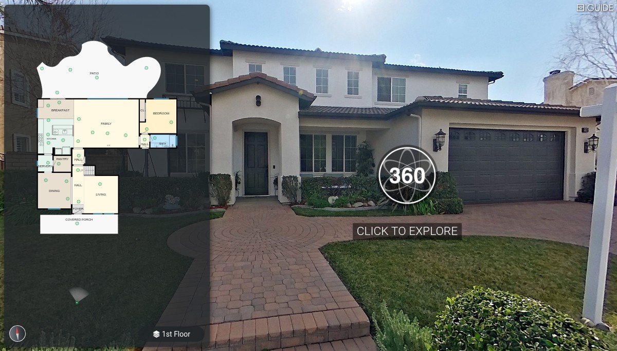 iGUIDE 3D Tour for 12365 Challendon Dr, Rancho Cucamonga, CA
