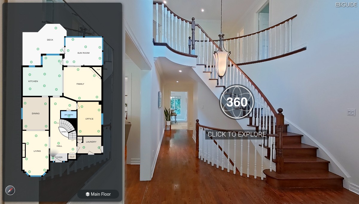 iGUIDE 3D Tour for 1246 Old Carriage Way, Oakville, ON