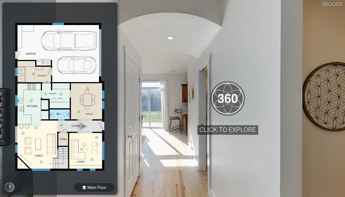 iGUIDE 3D Tour for 12888 N Schicks Ridge Rd, Boise, ID