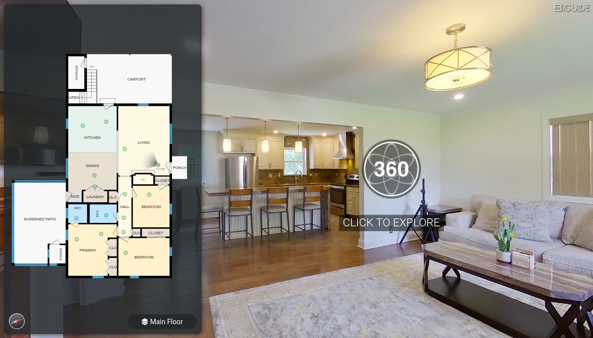 iGUIDE 3D Tour for 1319 Legend Rd, Raleigh, NC