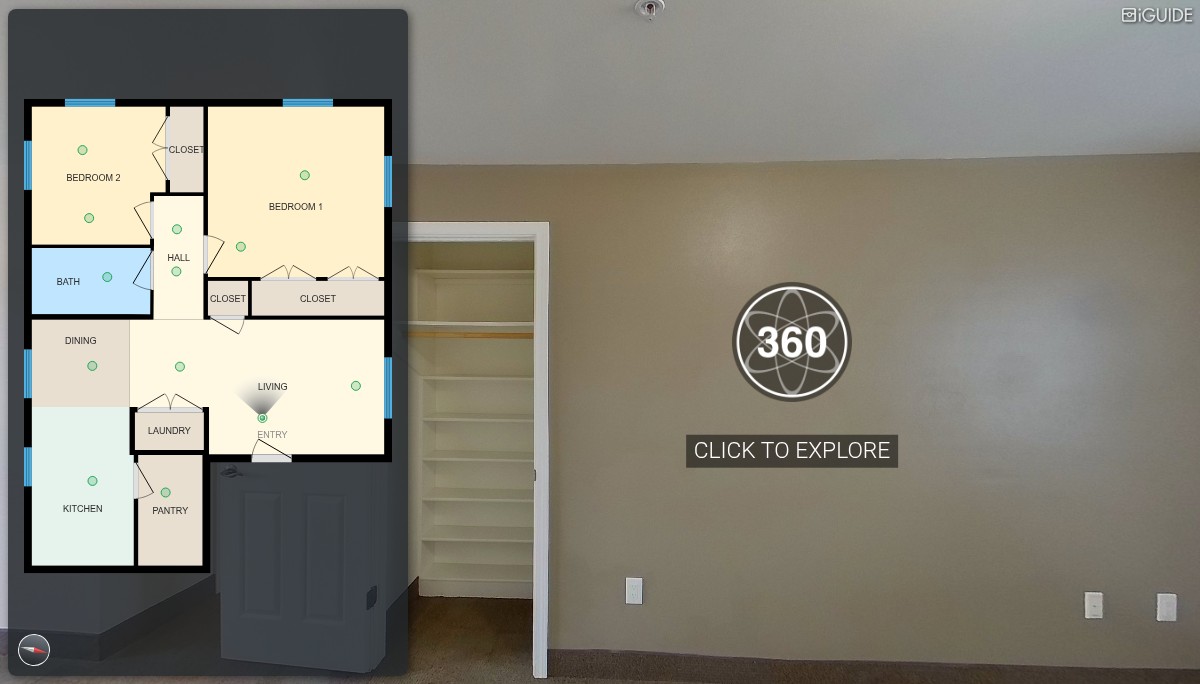 iGUIDE 3D Tour for University Village 2-Bedroom XL Flat