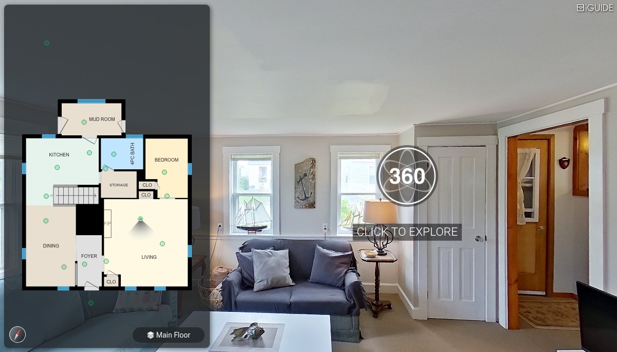 iGUIDE 3D Tour for 1589 Prospect Bay Rd, Halifax, NS