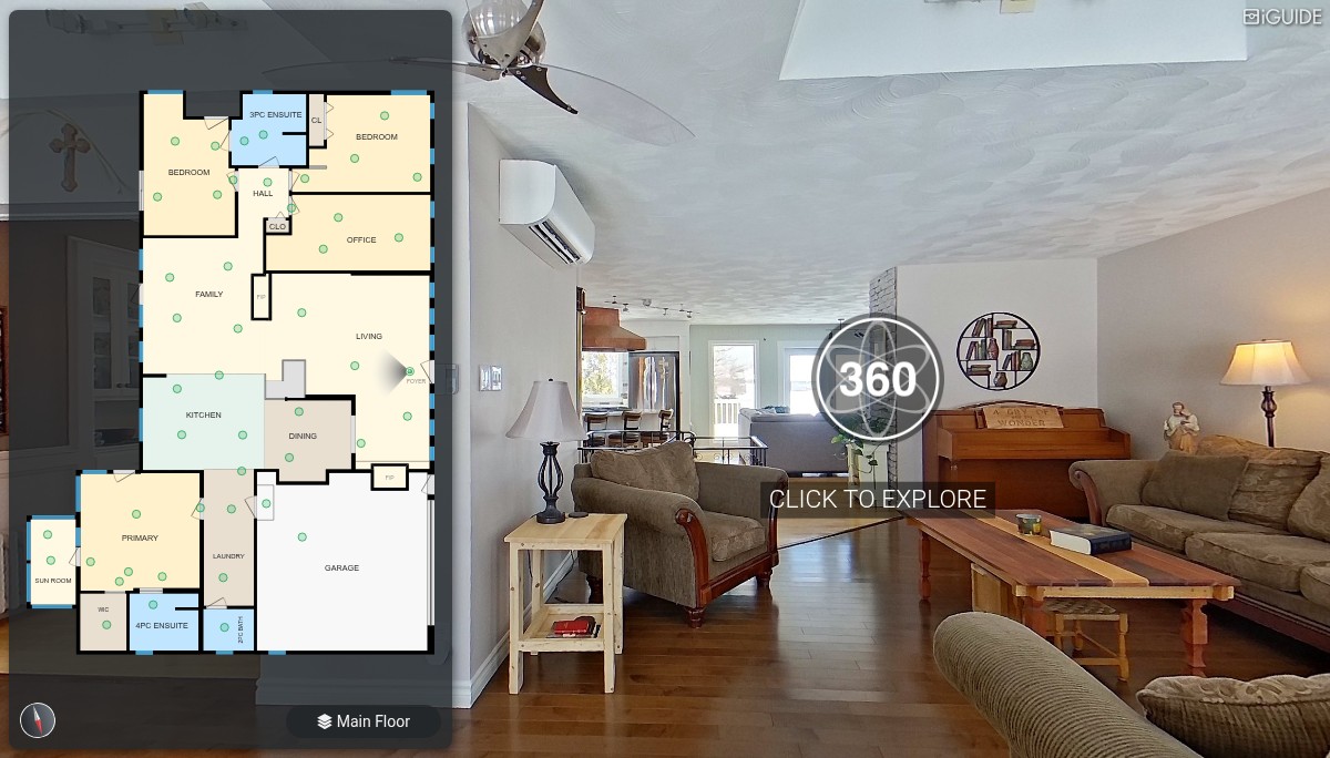 iGUIDE 3D Tour for 15 Seneca Ct. Upper Coverdale NB