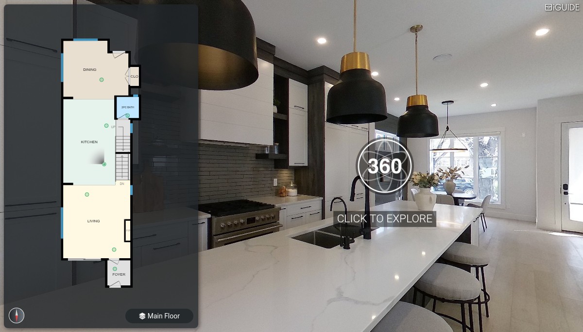 iGUIDE 3D Tour for 1732 47 Ave SW, Calgary, AB
