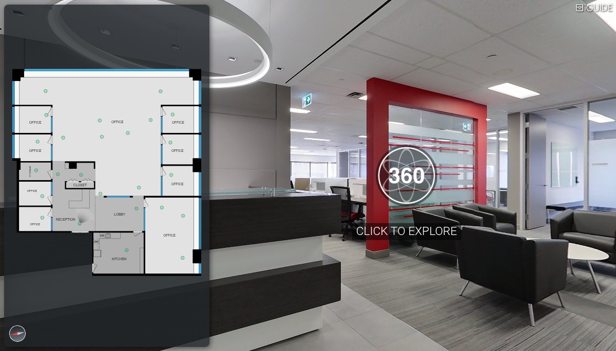 iGUIDE 3D Tour for 1805-155 University Ave, Toronto, ON