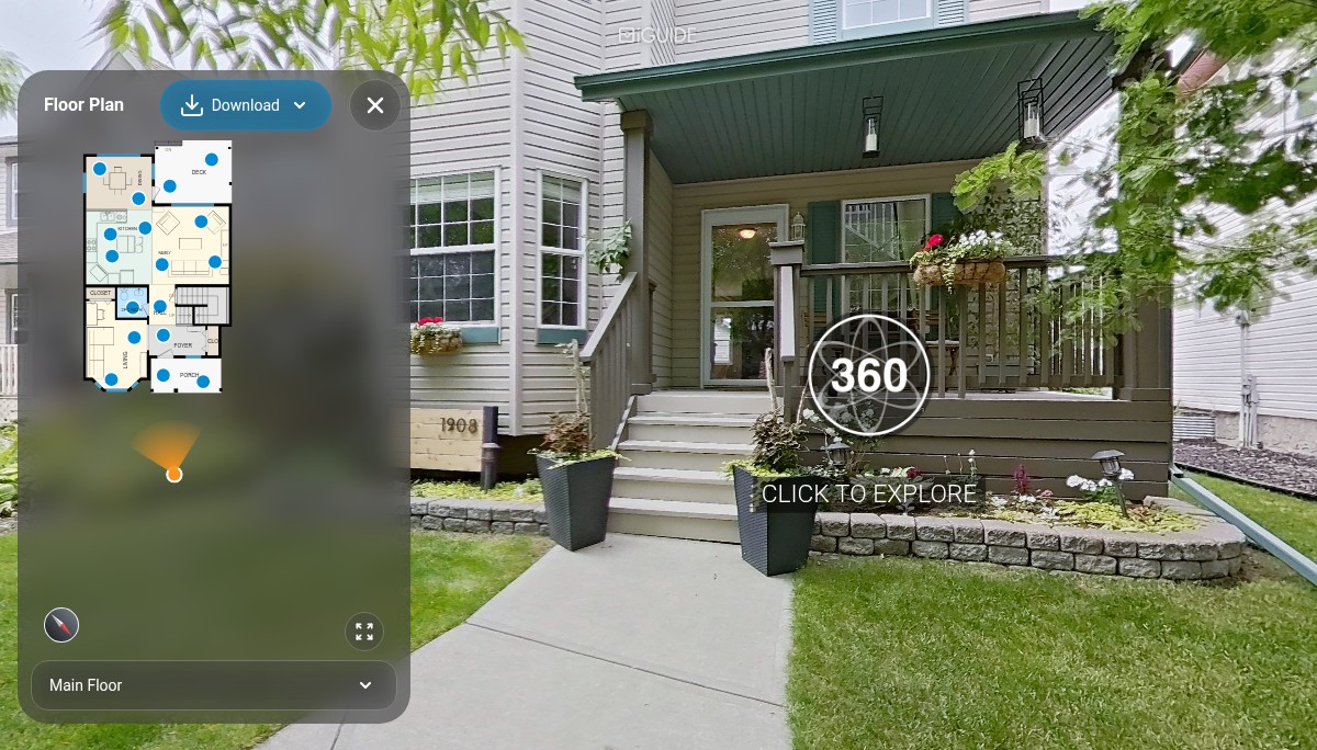 iGUIDE 3D Tour for 1908 Tanner Wynd NW, Edmonton, AB
