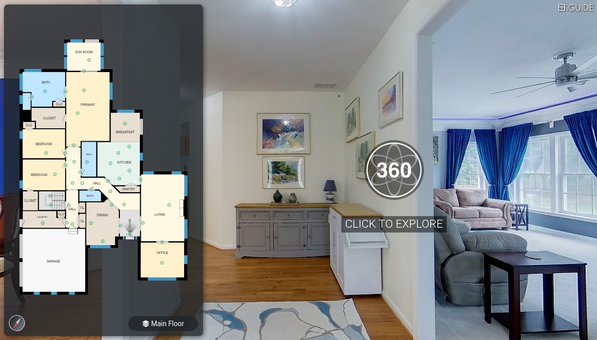 iGUIDE 3D Tour for 1 Pine Hill Ct, Woodstock, MD