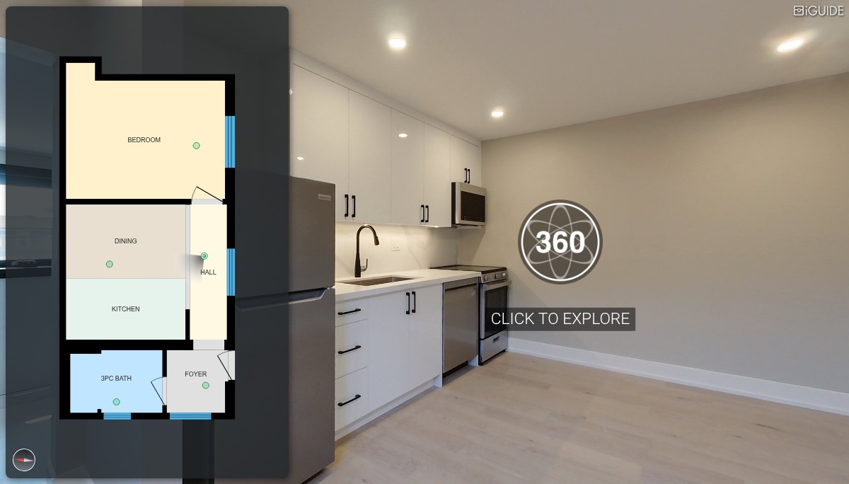 iGUIDE 3D Tour for 202-500 Salem Ave N, Toronto, ON