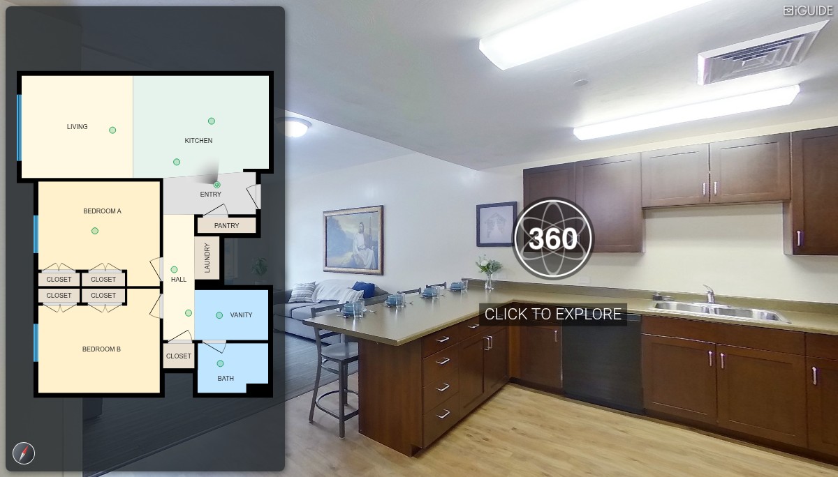 iGUIDE 3D Tour for Centre Square 2-Bedroom