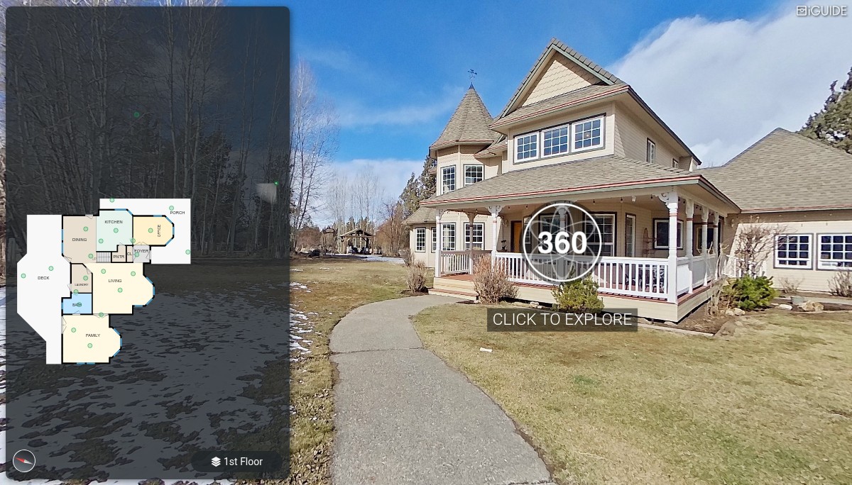 iGUIDE 3D Tour for 22122 Neff Rd., Bend, OR