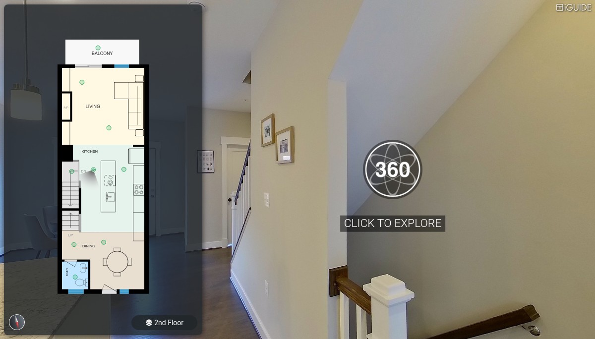iGUIDE 3D Tour for 22955 Sullivans Cove Sq, Brambleton, VA