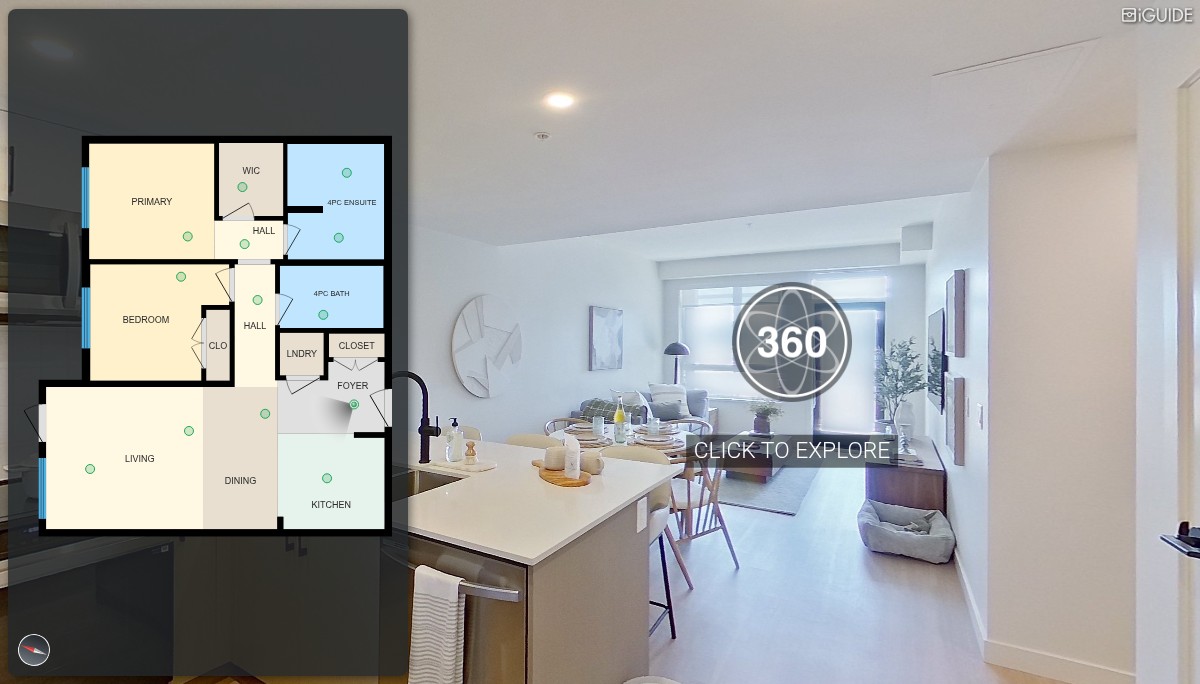 iGUIDE 3D Tour for 236-1131 Lawrence Ave, Kelowna, BC