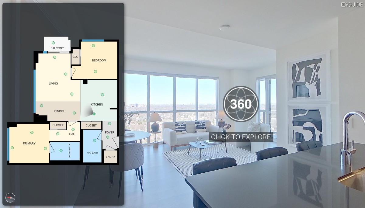 iGUIDE 3D Tour for 2409-50 Thomas Riley Rd, Toronto, ON