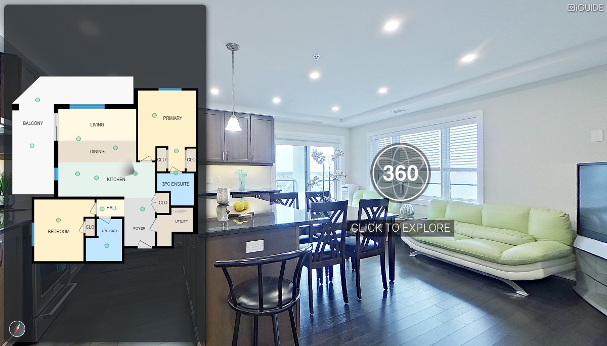 iGUIDE 3D Tour for 245 Grey Silo Rd, unit 407, Waterloo, ON