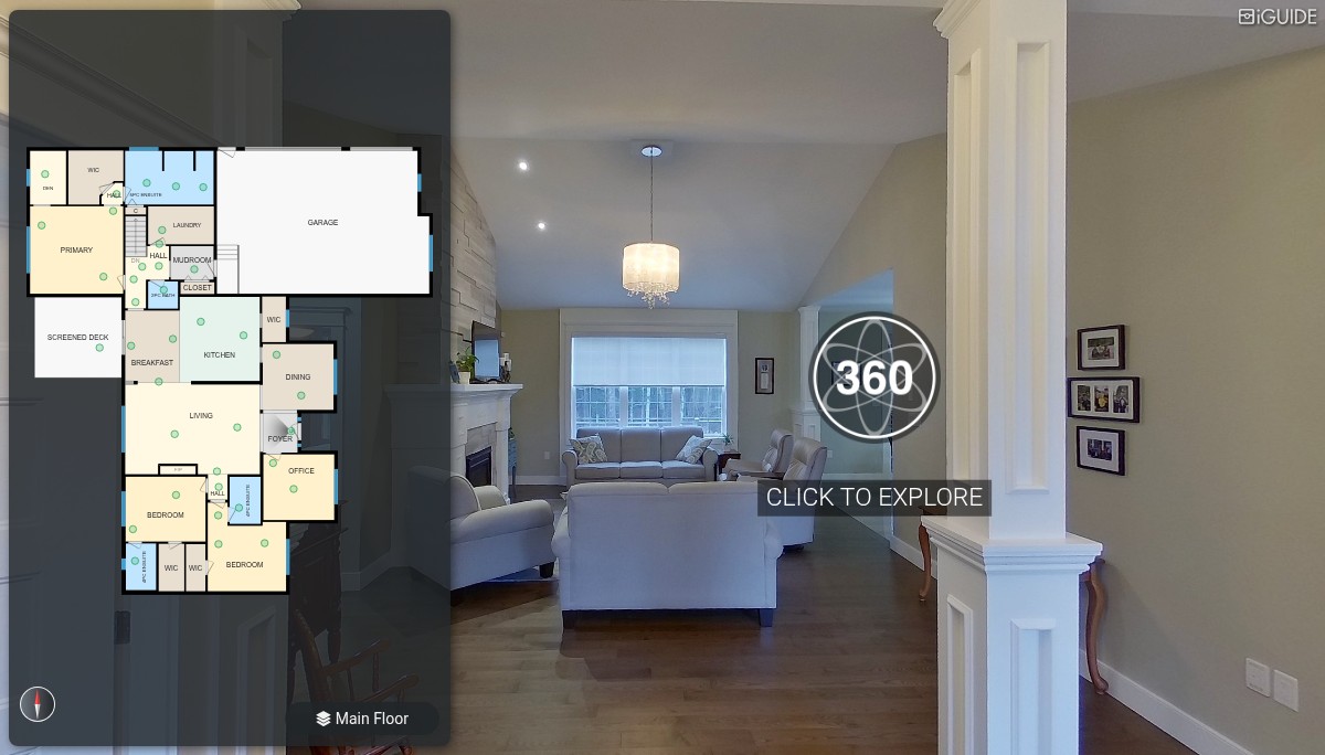 iGUIDE 3D Tour for 29 Amber Ridge Ct, Berry Mills, NB