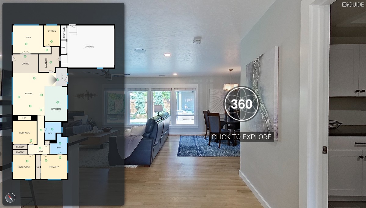 iGUIDE 3D Tour for 3011 Crane Creek Rd, Boise, ID