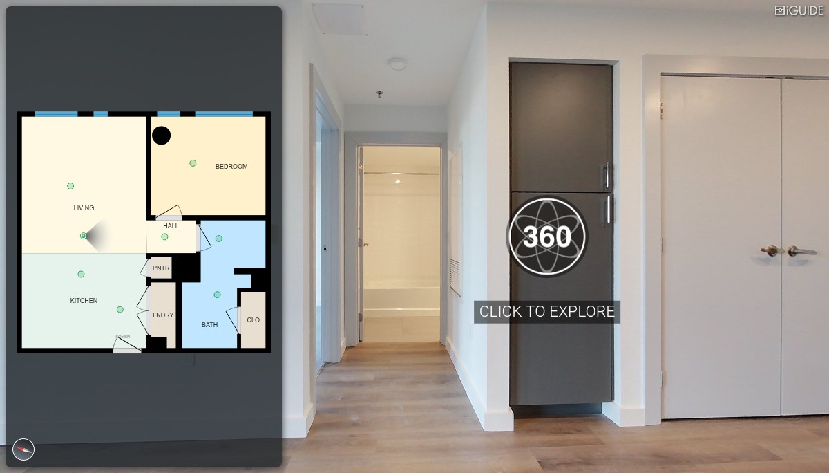 iGUIDE 3D Tour for The Galbraith - 1 BDR, 1 BATH - A1