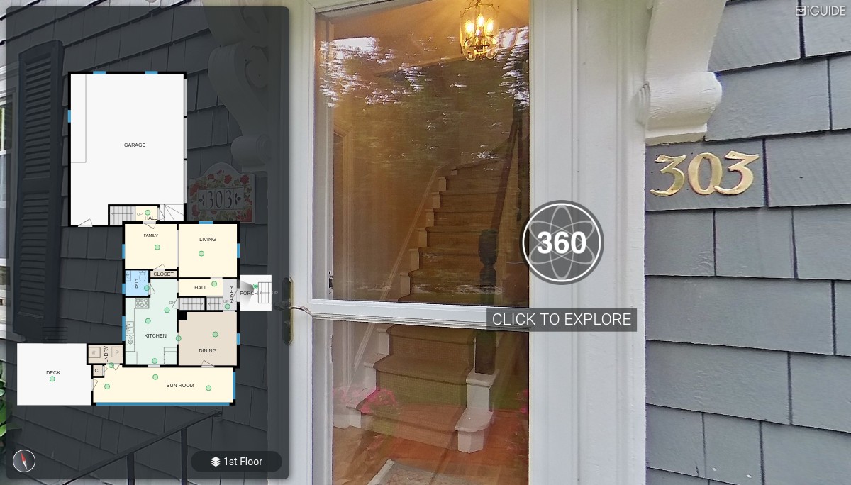 iGUIDE 3D Tour for 303 Washington Rd, Barrington, RI