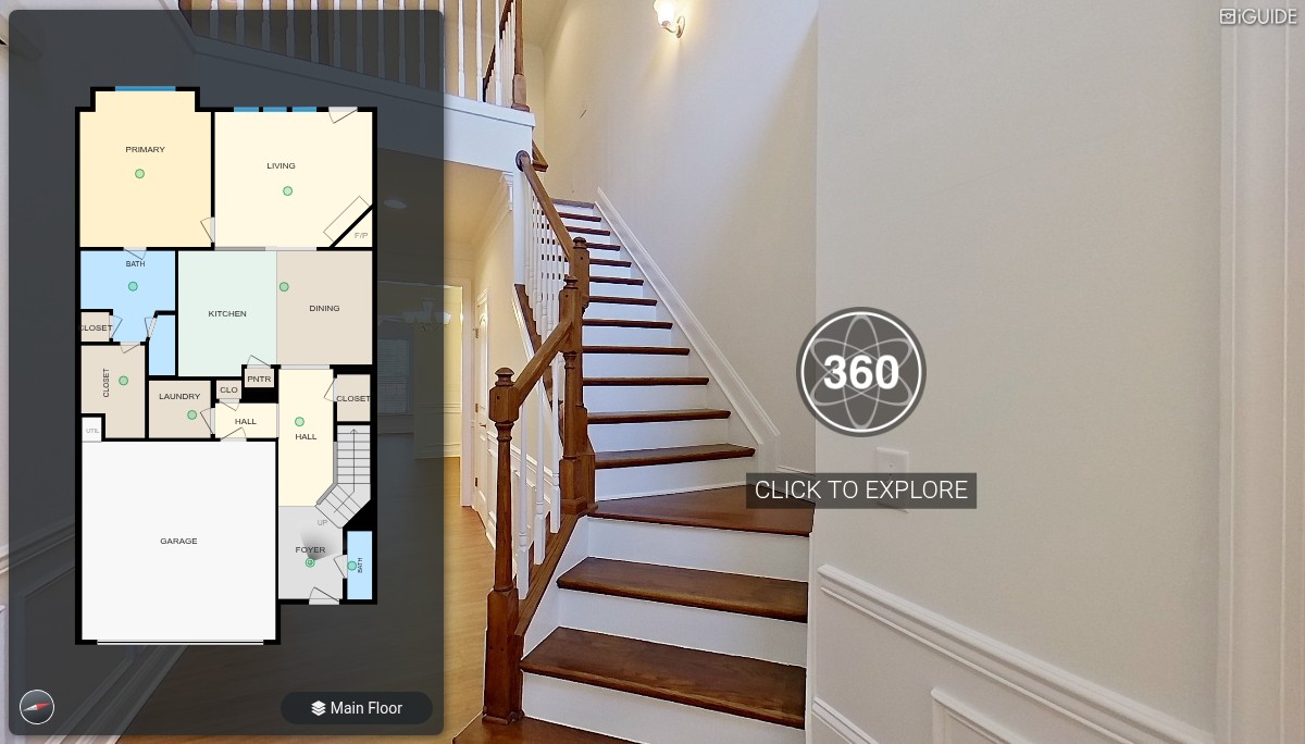 iGUIDE 3D Tour for 317 Castle Rock Ln, Cary, NC