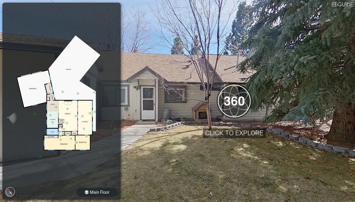 iGUIDE 3D Tour for 332 W Meadow Ln, Big Bear, CA