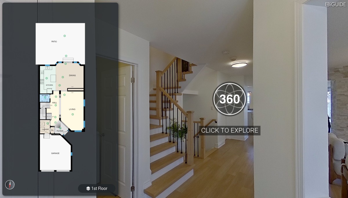 iGUIDE 3D Tour for 3335 Smoke Tree Rd, Mississauga, ON