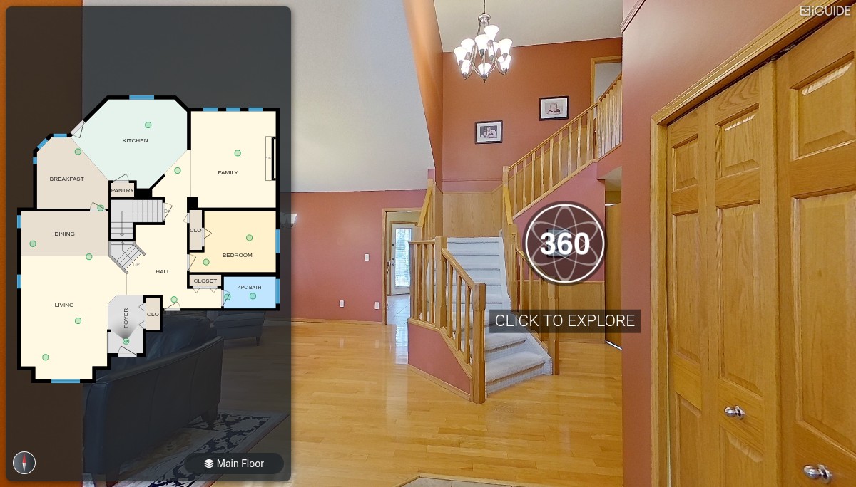 iGUIDE 3D Tour for 355 BURTON RD, Edmonton, AB