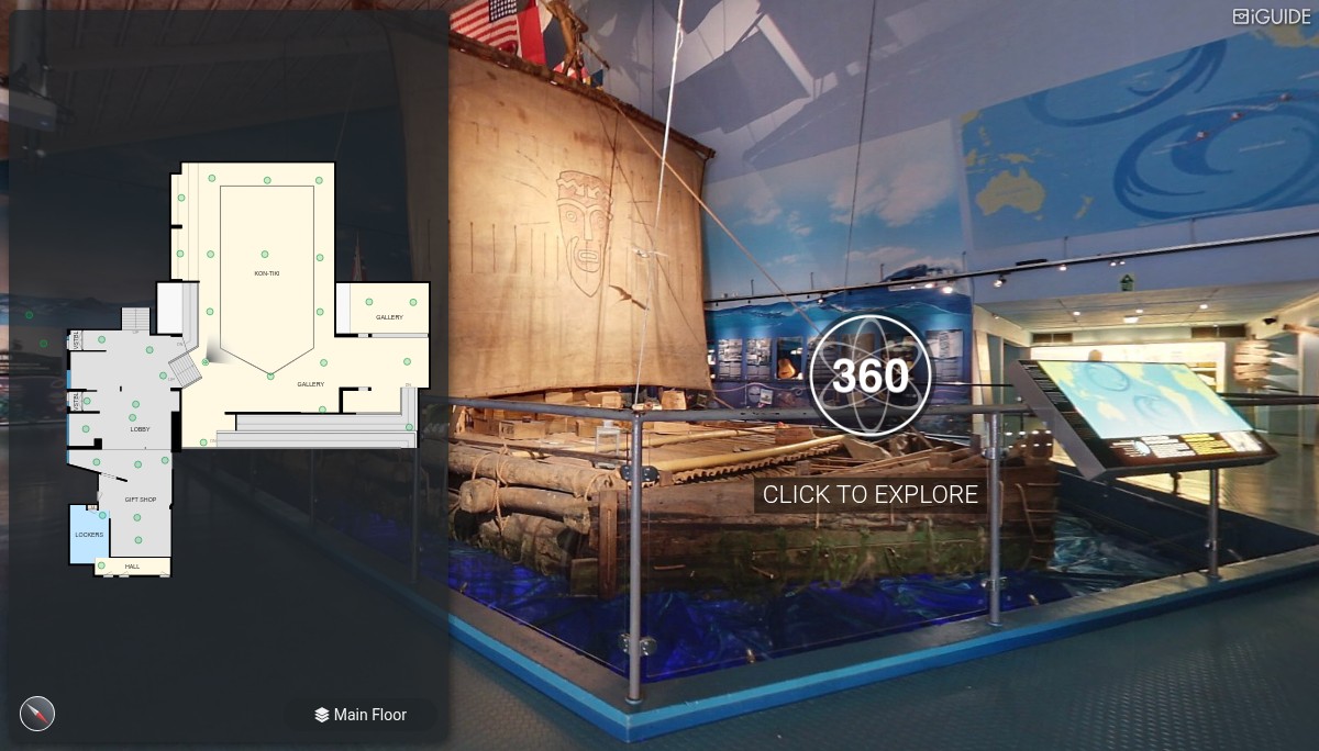 iGUIDE 3D Tour for Kon-Tiki Museum