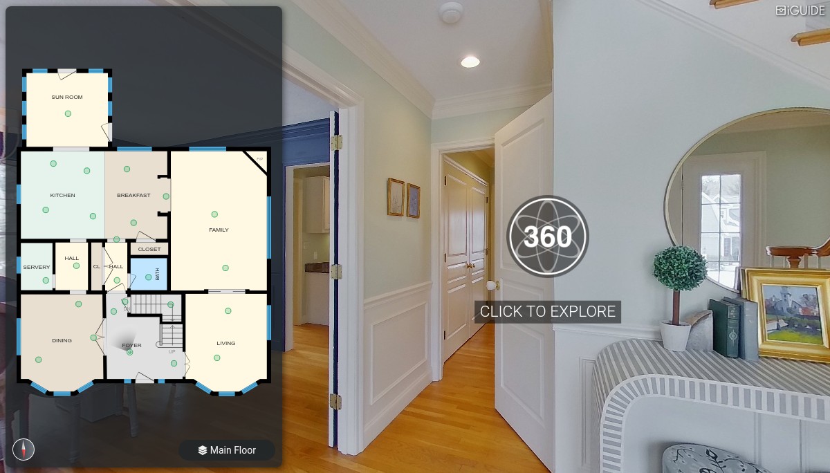 iGUIDE 3D Tour for 3 Squamscott Circle, Exeter, NH