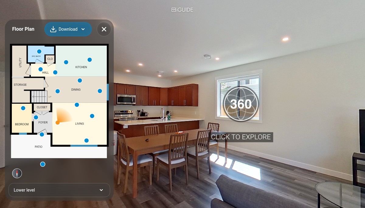 iGUIDE 3D Tour for 802 Patterson Ave, Kelowna, BC