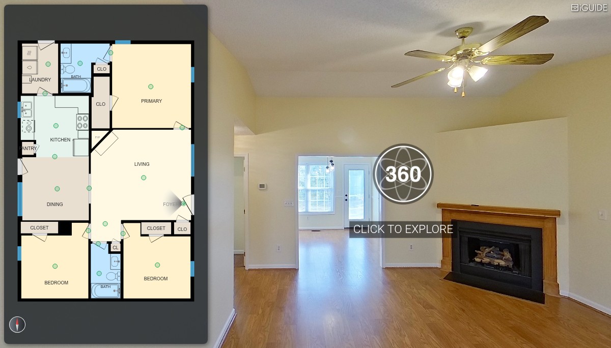 iGUIDE 3D Tour for 4224 Mack Lineberry Rd, Franklinville, NC