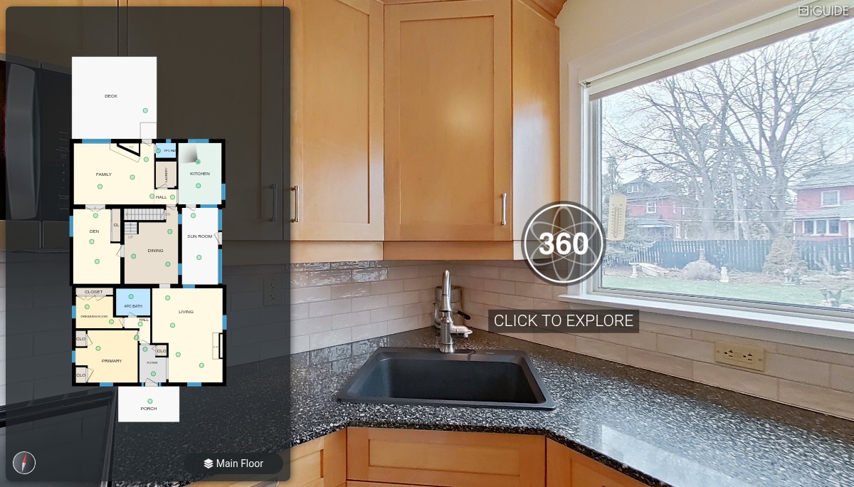 iGUIDE 3D Tour for 484 Gilmour St, Peterborough, ON