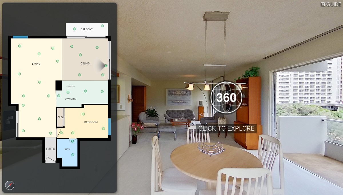 iGUIDE 3D Tour for 4C-240 Makee Rd, Honolulu, HI