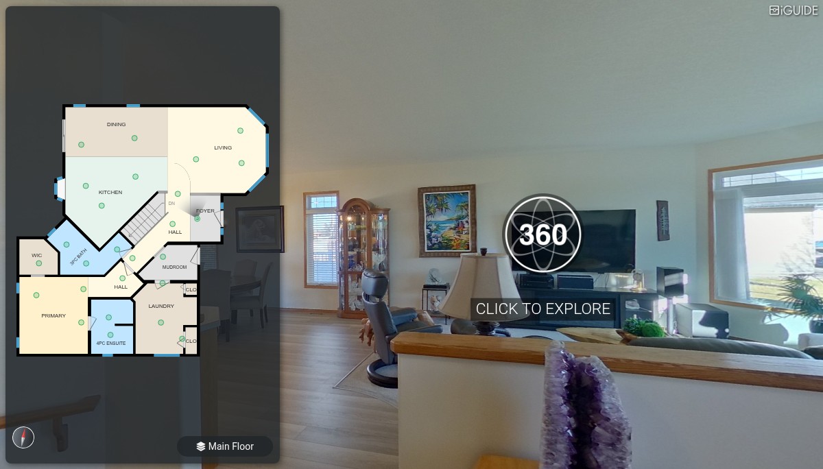 iGUIDE 3D Tour for 5002 58 St, Daysland, AB