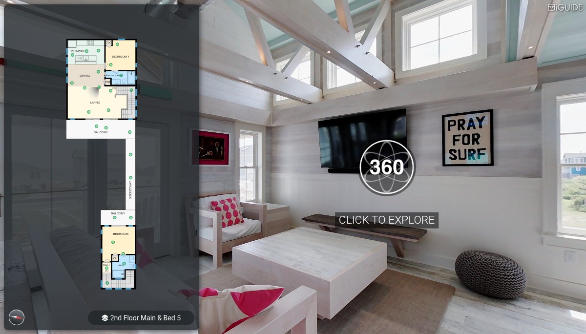 iGUIDE 3D Tour for 5118 N Va Dare Trail, Kitty Hawk, NC
