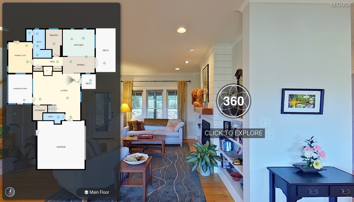 iGUIDE 3D Tour for 52 Beaverdam Knoll Rd, Asheville, NC