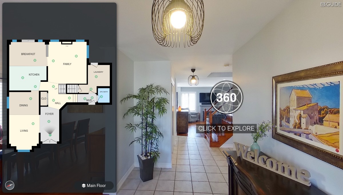 iGUIDE 3D Tour for 52 River Rock Crescent, Brampton, ON