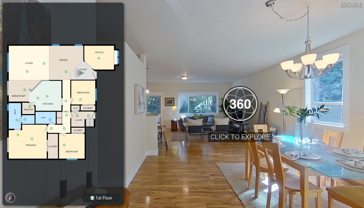 iGUIDE 3D Tour for 5316 W Demison Ct, Eagle, ID