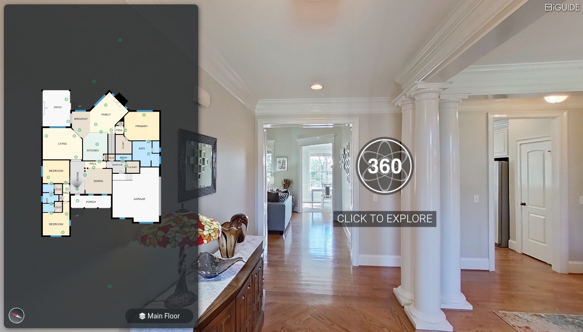 iGUIDE 3D Tour for 55 Weatherby Ct, Blythewood, SC