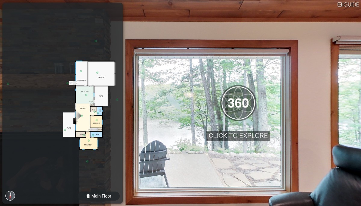 iGUIDE 3D Tour for 5664 Wool Lake Ln, Boulder Junction, WI